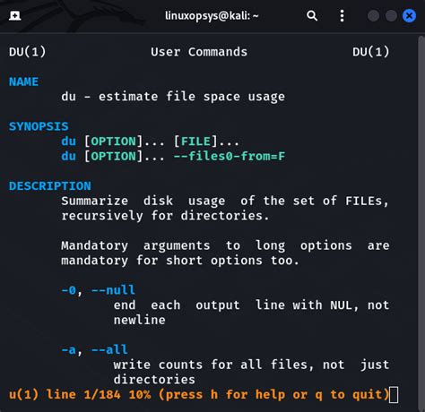 a complete guide to the du command in linux 🐧↓ thread from linuxopsys