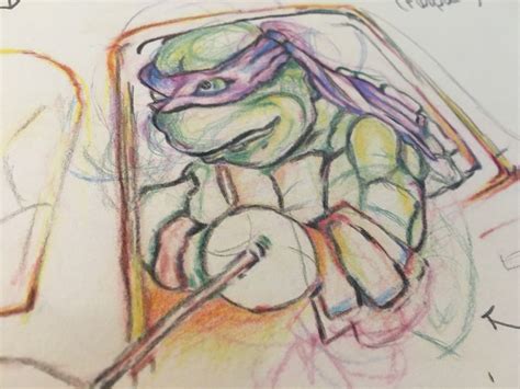 April Oneil Don Drawing Sketch Art Teenage Mutant Ninja Turtles
