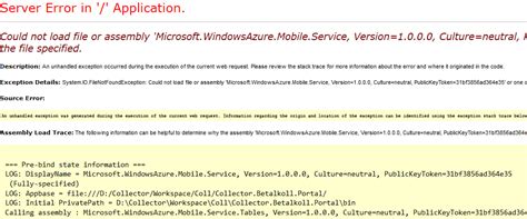 c how to determine what causes could not load file or assembly