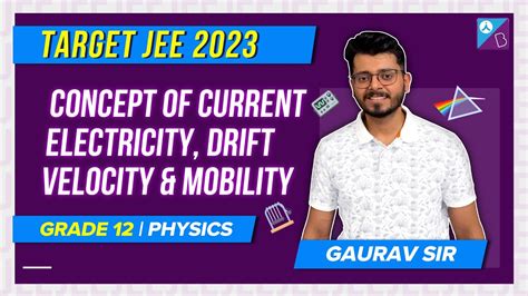 Drift Velocity And Mobility Class 12 Current Electricity All Concepts