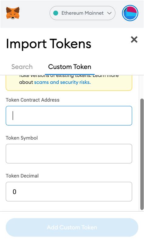 how to add custom token in metamask polygon support