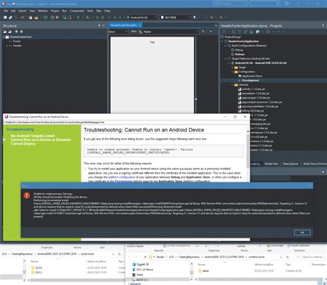 delphi 11 3 android 13 fail deploy of all projects cross platform