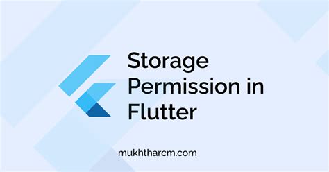 using storage permission in flutter mukhthar cm