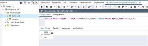 sql postgresql table exists but python says it doesn t stack overflow