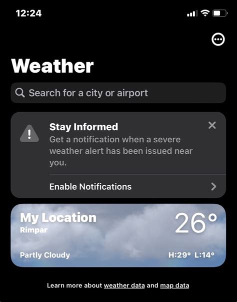 How To Enable Weather Alerts On The Iphone Android Authority