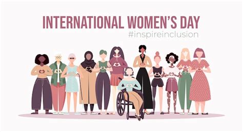 Premium Vector International Womens Day Web Banner Backround Poster