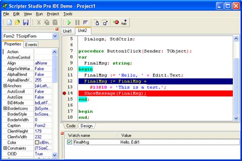 integrated development environment tms scripter documentation