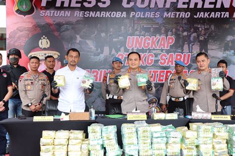 Polres Metro Jakarta Barat Gagalkan 277 Kg Narkoba Jaringan
