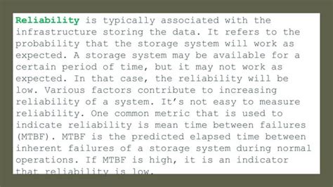 resiliency vs high availability vs fault tolerance vs reliability ppt