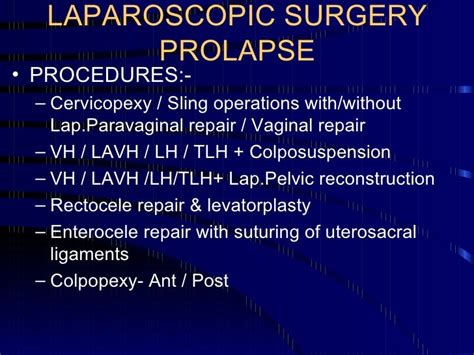 Vaginal Prolapse