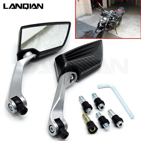 Universal Folding Motorcycle Mirror Handle Bar Motorbike Side Mirrors