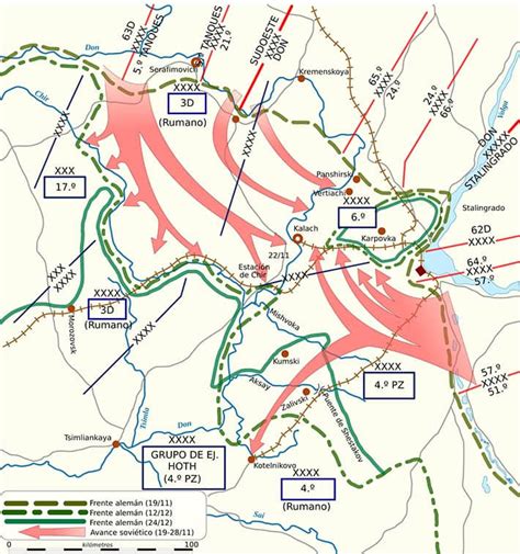 Batalla De Stalingrado Mapas Años Combatientes Y Resumen