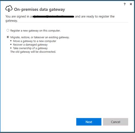 how to migrate an existing on premises data gateway for power bi what