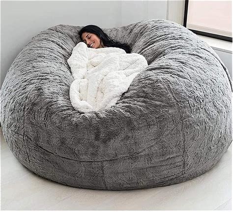 Buy Love Sack Bean Bag Cover ，7ft Giant Bean Bag Cover Big Bean Bag