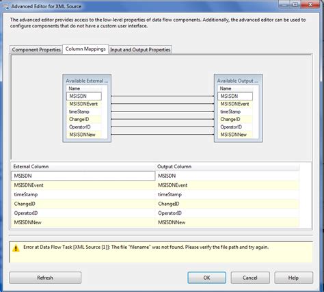 sql using a variable to process all xml files using