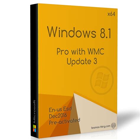 Download Windows 8 1 Pro Wmc Update 3 X64 En Us Esd Dec2016 Pre