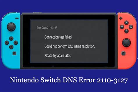 Ways To Fix Nintendo Switch Dns Error 2110 3127 Minitool