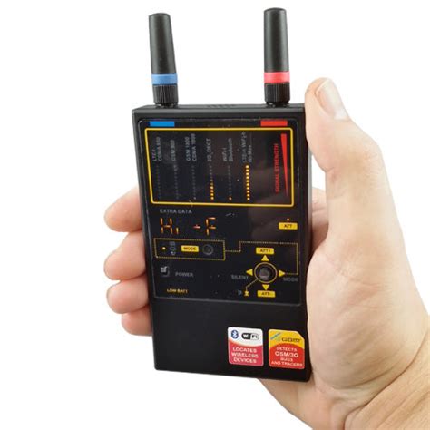Professional Multi Frequency Wireless Bug Detector