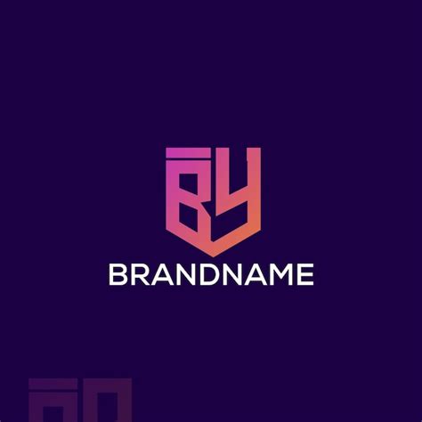 Premium Vector Modern Monogram Initial Letter By Logo Design Template