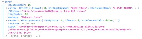 php axios network error with vuejs stack overflow