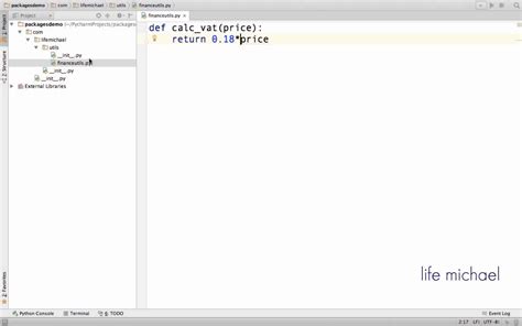 packages in python youtube