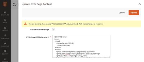customize error and maintenance pages magento 2 developer documentation