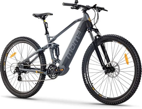 Moma Bikes Bicicleta Electrica Emtb 29 Full Suspension Shimano 24v