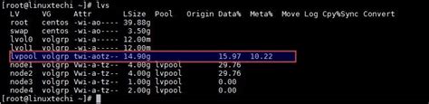 how to create thin provisioned logical volumes in linux