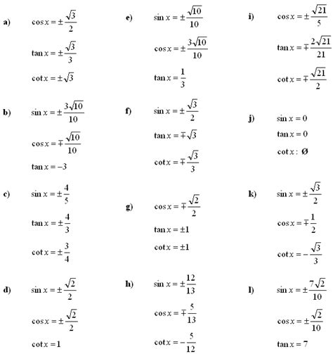 Simplifying Trigonometric Expressions Worksheet