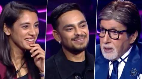 Ishan Kishan Smriti Mandhana Feature In Quiz Show Kaun Banega