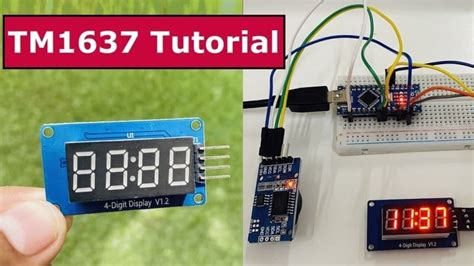 making a digital clock arduino 7 segment 4 digit tm1637 in 2020