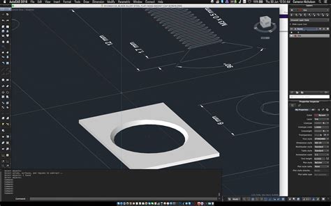 solved countersinking screw holes autocad 2016 mac autodesk community