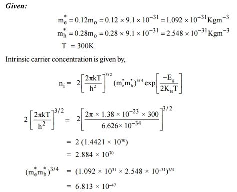 Solved Problems Semiconducting Materials