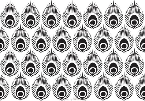 Peacock Black Pattern Vector Geometric Art Prints Peacock Vector