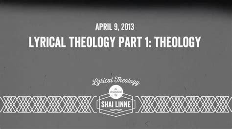 Shai Linne Lyrical Theology Part 1 Theology Theology Lyrics Words