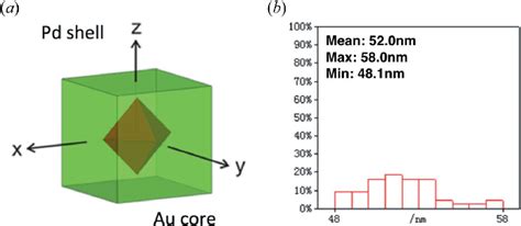 Information For The Core Shell Nanoparticle A Schematic Drawing Of
