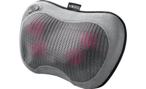 Homedics Cordless Shiatsu Massage Pillow With Heat Portable Heated