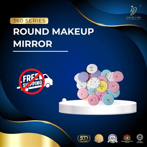 Compact Mirror Bulk Round Makeup Mirror For Purse