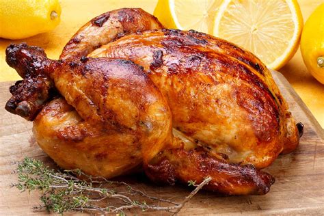Pollo Al Horno Con Limón Y Patatas Pollo Asado O Rostizado En Casa