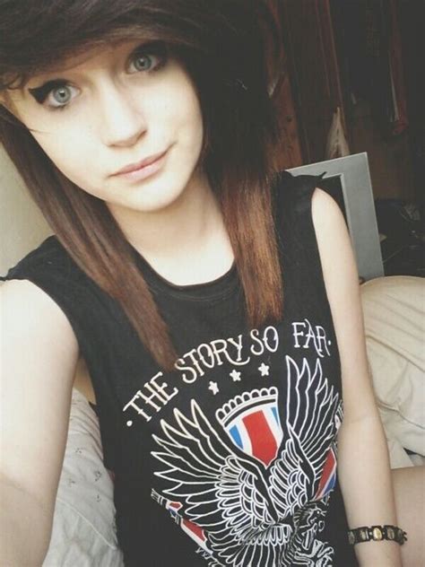 Emo Girl Black Hair Brown Eyes Emos ♥ Pinterest Emo Girls Emo