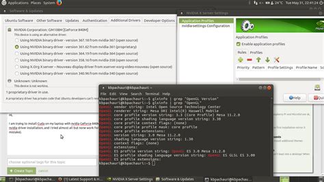 geforce 840m and cuda 8 0 rc installation support and help requests