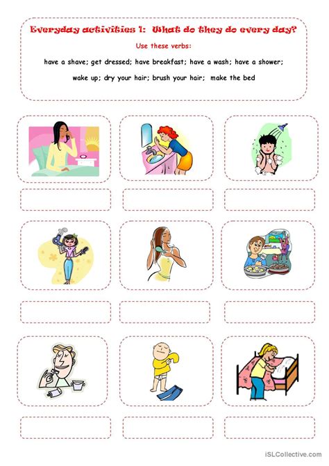 Daily Routines English Esl Worksheets Pdf And Doc