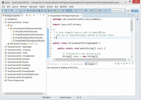 arrays deeptostring example output java tutorial hq