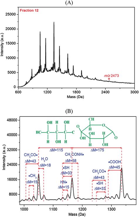 A Maldi Tof Ms And B Expanded Ms In The Mass Range 985 1385 Da Of