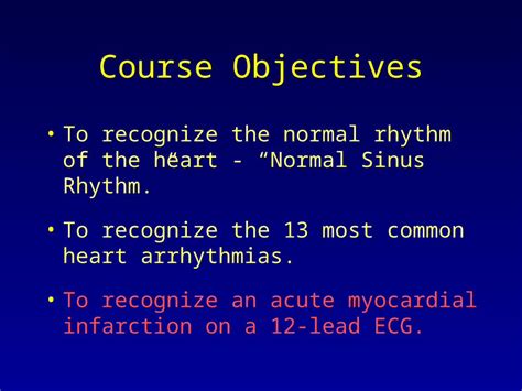 Ppt Ecg Rhythm Interpretation Module V Acute Myocardial Infarction
