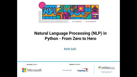 tutorial keith galli natural language processing nlp in python