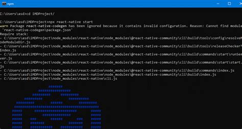 how to create a project using react native nucleio technologies it