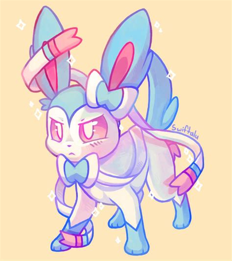 Doodled A Somewhat Sassy Shiny Sylveon Cute Pokemon Pictures
