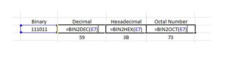 easiest binary to decimal conversion using ms excel decimal