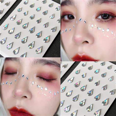 Tear Mole Rhinestone Sticker For Women Girls Stage Performance Eye